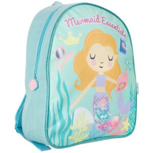 Harry Bear Girls Mermaid Backpack Glitter School Bag for Kids Blue