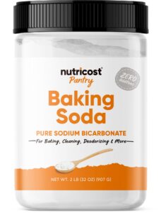 nutricost baking soda (2 lbs) - for baking, cleaning, deodorizing, and more (pantry)