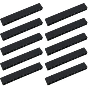 mutai screwdriver bit holder 10pcs 12 holes 1/4inch black hex drill storage case organizer