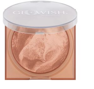 huda beauty glowish soft radiance vegan bronzing powder 01 light