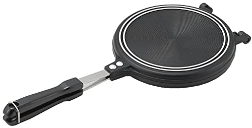 Yoshikawa SJ3208 Hot Sand Maker, For Gas Fire, Hot Multi Sandpan Total Length 16.3 x Diameter 7.1 x Height 1.3 inches (41.5 x 18.0 x 3.4 cm), Black, Outdoor Camping