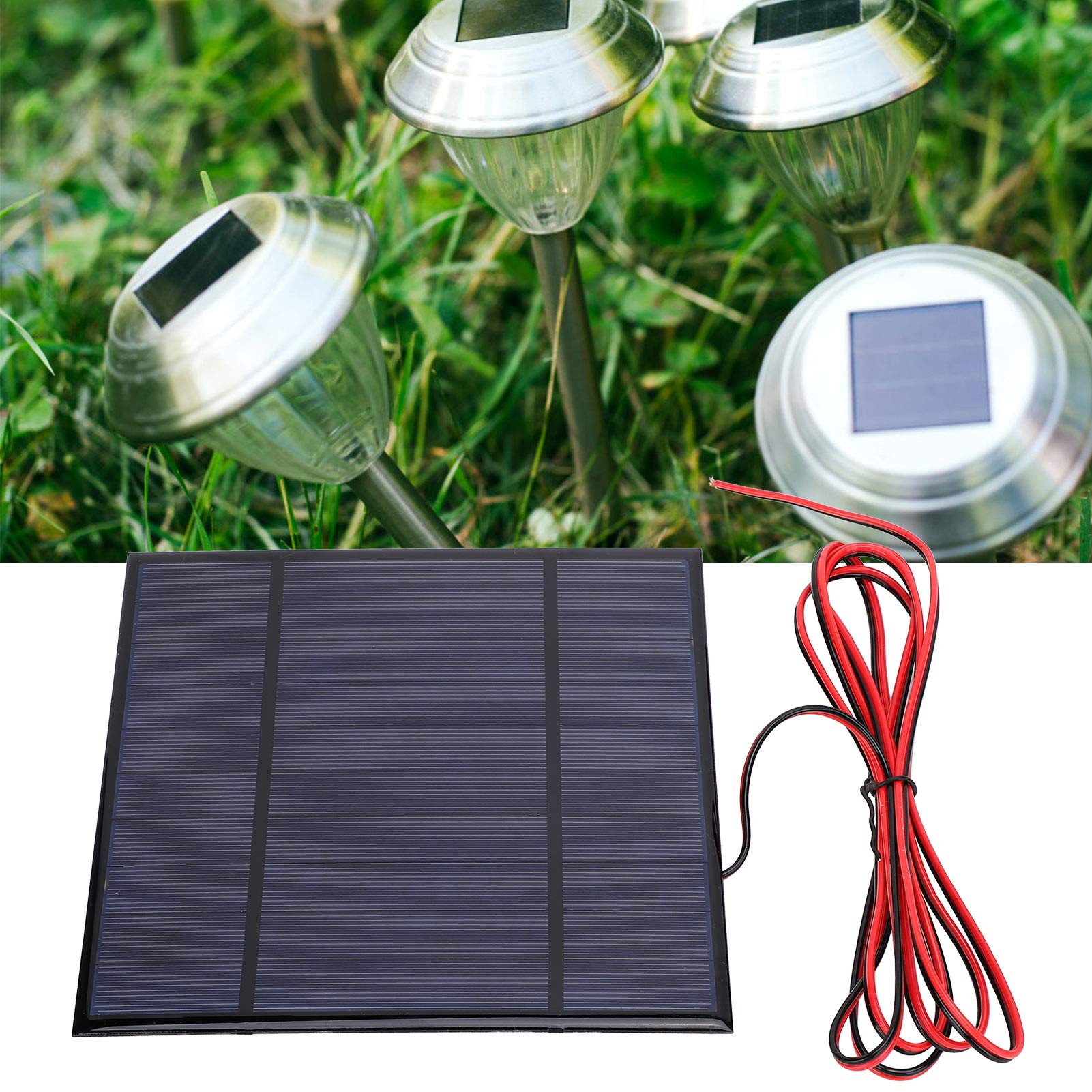 Solar Panel Polysilicon 4.5W Solar Panel High Conversion Efficiency Windproof Snowproof Outdoor Solar Charger 5V