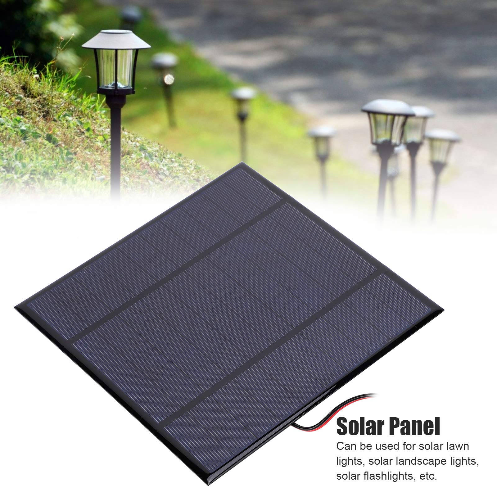 Solar Panel Polysilicon 4.5W Solar Panel High Conversion Efficiency Windproof Snowproof Outdoor Solar Charger 5V