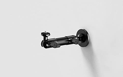 Elgato Wall Mount - Horizontal Articulated Arm with 1/4 Inch Thread for Easy Mounting and Adjusting of Lights, Cameras, and Microphones, Perfect for Streaming, Videoconferencing, Studios,Black