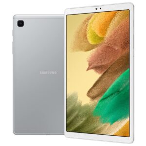 samsung galaxy tab a7 lite (2021, 32gb, 3gb ram) 8.7" (wifi + cellular) 5100mah battery, android 11, 4g lte tablet gsm unlocked, international model - sm-t225 (fast car charger bundle, silver)