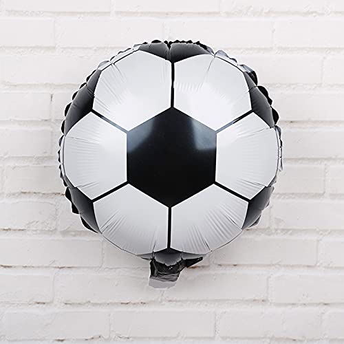 Soccer Party Balloons Set, 7pcs Championship Trophy Balloon and Soccer Foil Balloons for Birthday Baby Shower Wedding Anniversary Soccer Themed Party Decoration