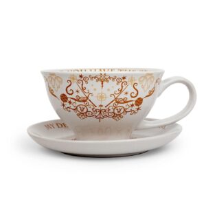 Harry Potter Grim 12-Ounce Ceramic Teacup and Saucer Set