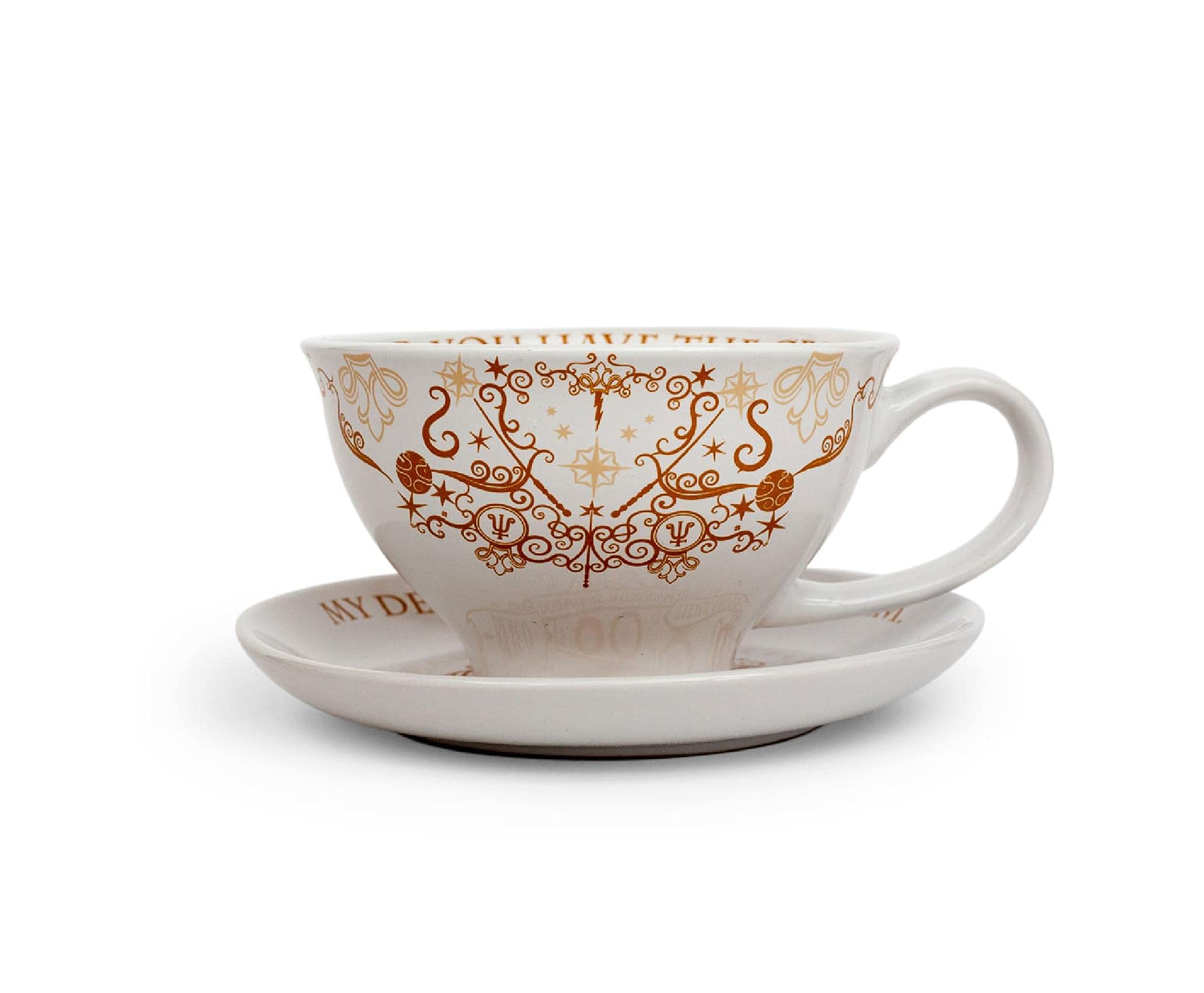 Harry Potter Grim 12-Ounce Ceramic Teacup and Saucer Set