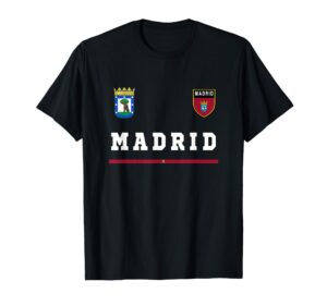 madrid sports/soccer jersey tee flag football t-shirt