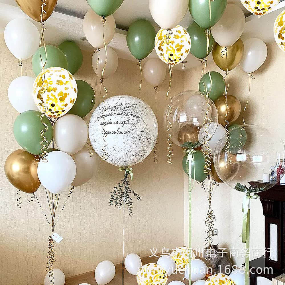 Balloon Arch Kit 139pcs Balloon Garland Kit Latex balloons (Olive Green)