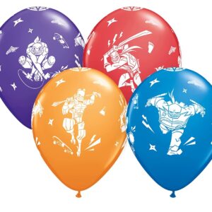 Anagram TMNT Birthday Party Supplies Cubez and Pizza Balloon Bouquet Decorations