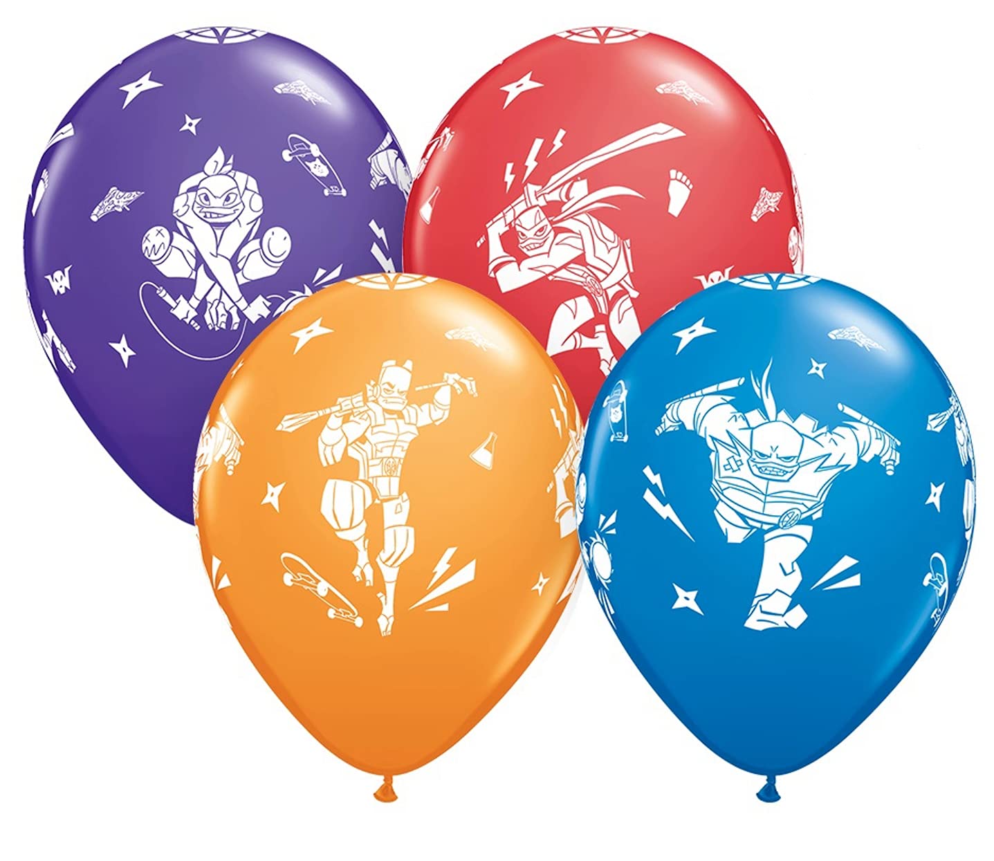 Anagram TMNT Birthday Party Supplies Cubez and Pizza Balloon Bouquet Decorations