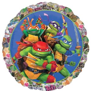 Anagram TMNT Birthday Party Supplies Cubez and Pizza Balloon Bouquet Decorations