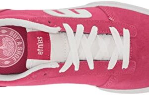 Etnies Women's Calli Vulc Low Top Skate Shoe, Pink/White, 8