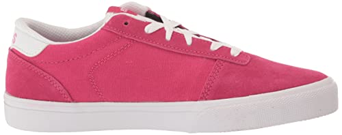 Etnies Women's Calli Vulc Low Top Skate Shoe, Pink/White, 8