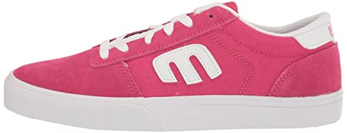 Etnies Women's Calli Vulc Low Top Skate Shoe, Pink/White, 8