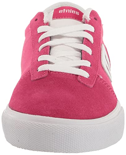 Etnies Women's Calli Vulc Low Top Skate Shoe, Pink/White, 8