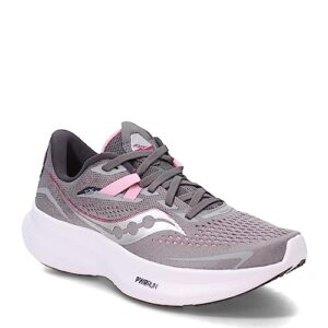 Saucony Women's Ride 15 Running Shoe, Alloy/Quartz, 8.5