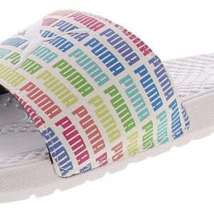 PUMA Cool Cat New Logo Womens Sandal BM US WhiteMulti