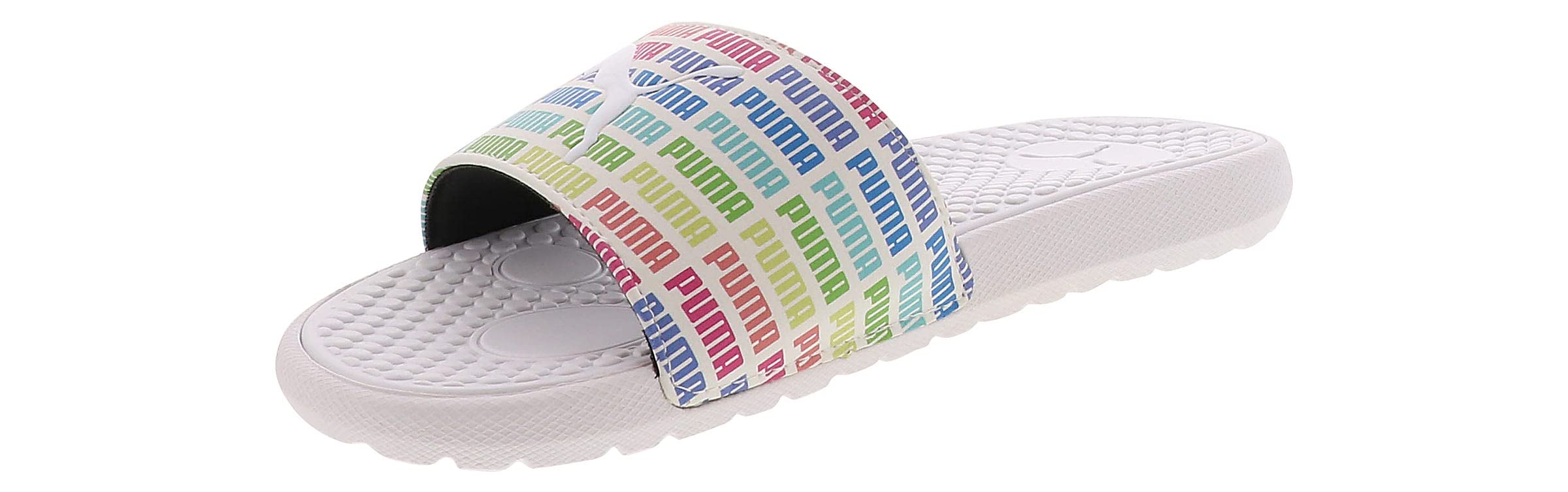 PUMA Cool Cat New Logo Womens Sandal BM US WhiteMulti