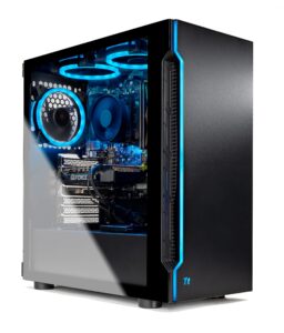 skytech gaming shadow 3.0 gaming computer pc desktop - ryzen 5 3600 6-core 3.6ghz, gtx 1660 super 6g, 1tb ssd, 16gb ddr4 3000, ac wifi, windows 10 home 64-bit, black