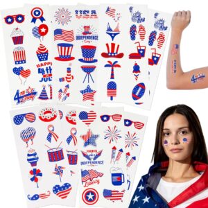 4th of july temporary tattoos | 100 usa temporary tattoos | american flag, usa, temporary tattoos | 4th of july party props | usa game day party decoration | american theme party favors | by anapoliz