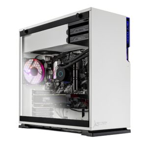 skytech shiva gaming pc desktop - amd ryzen 5 5600x 3.7ghz, rtx 3080 10gb gddr6x, 16gb ddr4 3200, 1tb nvme ssd, 750w gold psu, 240mm aio, ac wifi, windows 10 home 64-bit, white