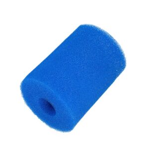 miaaim pool filter sponge for type ii, pool filter sponge foam cartridge, pool & spa cartridge filter replacement, reusable foam filter for type ii pool pump, washable sponge foam cartridge (1 pc)