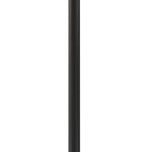 Possini Euro Design Meridian Light Blaster™ Modern Style Torchiere Floor Lamp LED 72" Tall Black Antique Brass Metal White Glass Shade for Living Room Reading House Bedroom Home Office