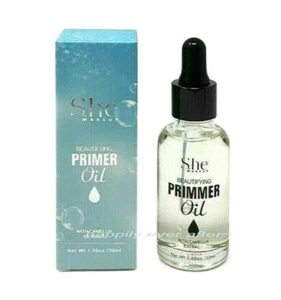 s.he makeup face primer for healthy & bright skin makeup - camellia primer oil