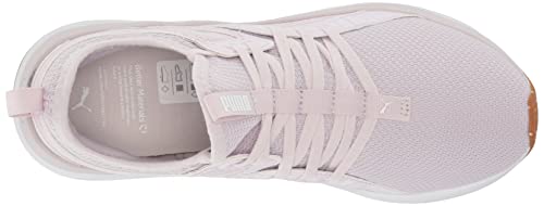 PUMA Women's SOFTRIDE SOPHIA 2 BETTER Sneaker, Lavender Fog-Puma White, 8.5