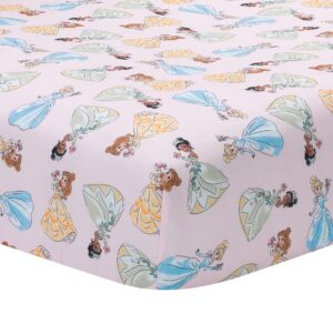 disney princesses fitted crib sheet