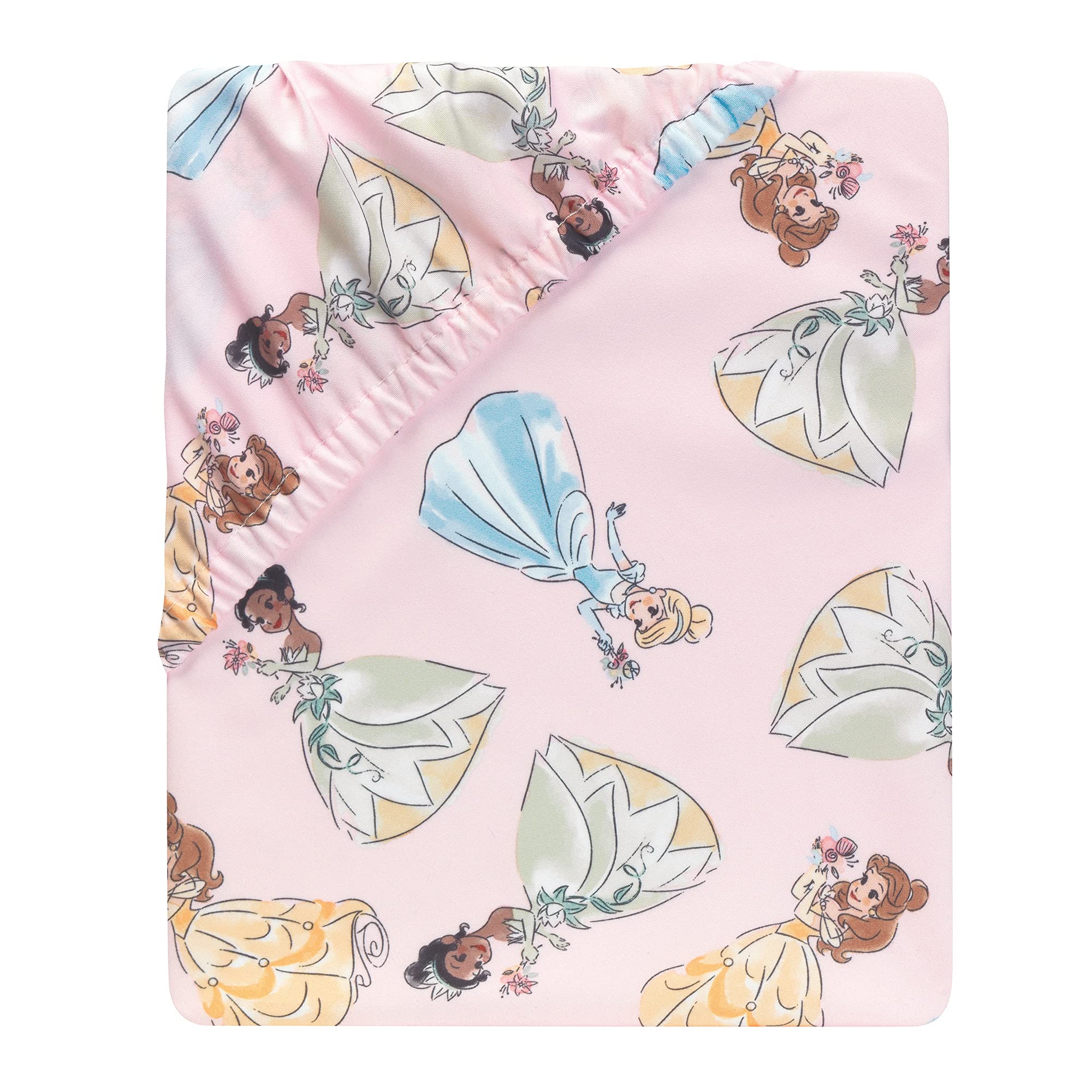 Disney Princesses Fitted Crib Sheet