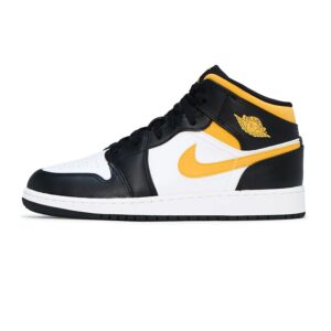 Jordan Mens Air 1 Mid GS 554725 177 Pollen/Black/White - Size 7Y