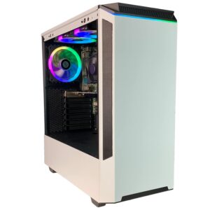 periphio ecto prebuilt gaming pc - geforce gt 1030 gpu (2gb) | intel core i5-6500 cpu (3.6ghz turbo) | 1tb solid state ssd | 16gb ddr4 ram | windows 10 gaming desktop computer | wifi + bt (renewed)