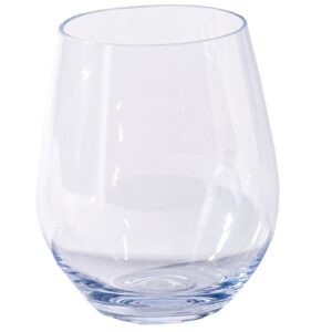 Prepara Clarity Classic Tritan Wine Glass 4 Pack, 19.5 Ounce, Clear