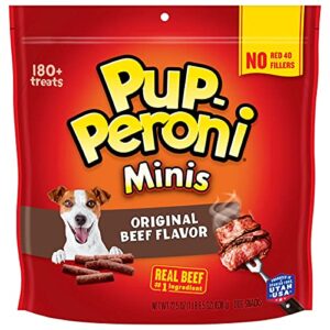 pup-peroni original beef flavored mini dog treats, 22.5 ounce