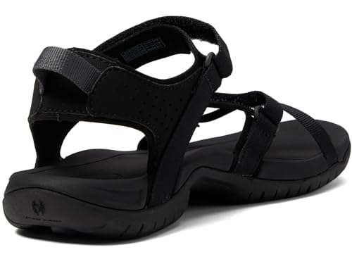 Teva Women's Hurricane Drift Sandal, Black/Black, 10