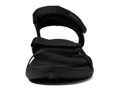 Teva Women's Hurricane Drift Sandal, Black/Black, 10