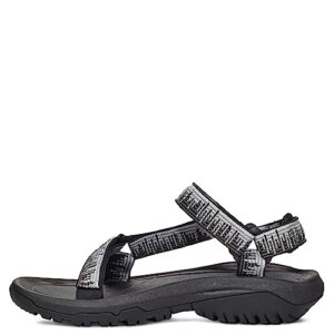 teva women's hurricane xlt 2 sandal, atmosphere black/white, 8