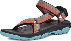 teva women's hurricane xlt 2 sandal, atmosphere carrot/blue mirage, 6