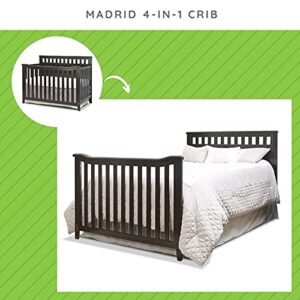 CC KITS Full-Size Conversion Kit Bed Rails for Sorelle Cribs (Espresso, Model #221)