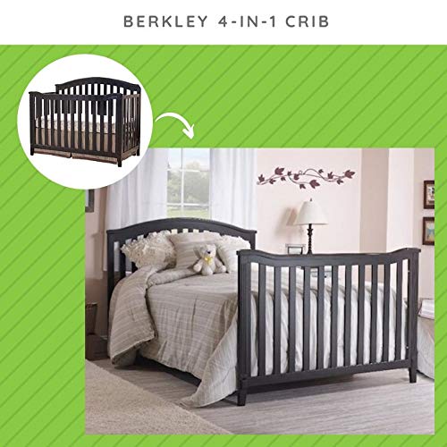 CC KITS Full-Size Conversion Kit Bed Rails for Sorelle Cribs (Espresso, Model #221)