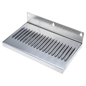 beer surface mount drip tray - no drain (10" x 6" x 3/4")