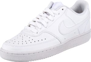 nike women's basketball shoe, white, 7.5