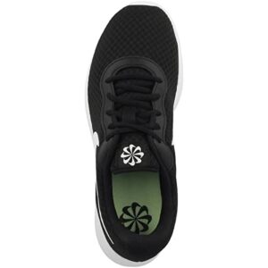 Nike Women's Tanjun Black/White-Barely Volt-Black (DJ6257 004) - 8