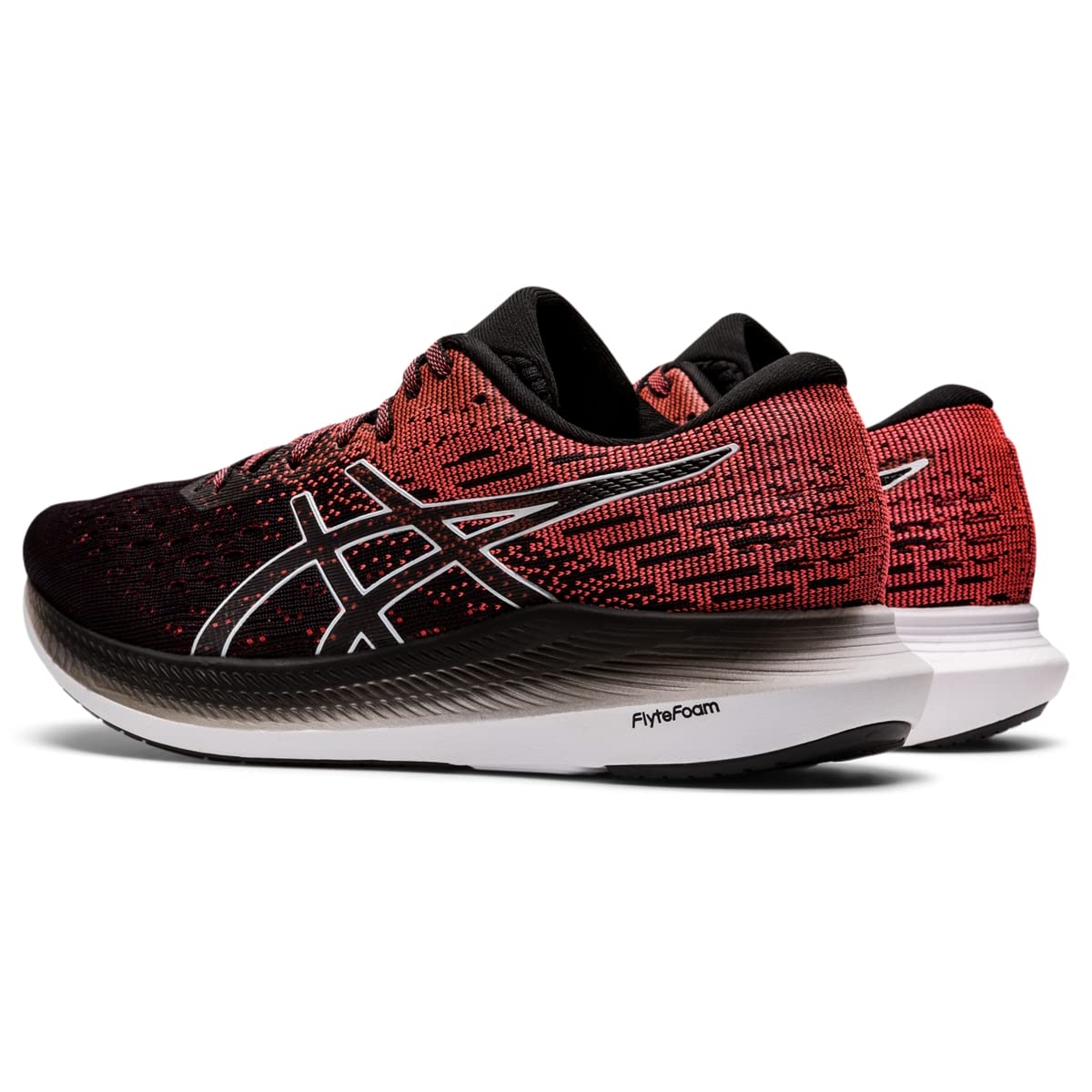 ASICS Women's EvoRide 2 Running Shoes, 8.5, Black/Blazing Coral