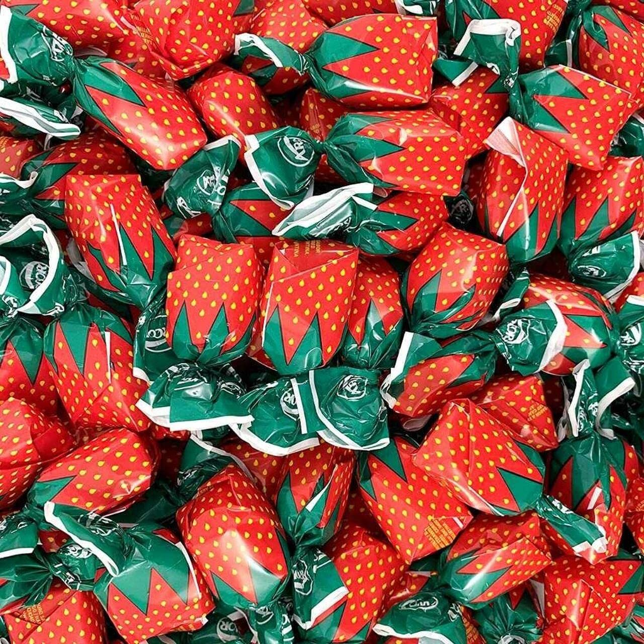 Strawberry Bon Bons by Cambie | 2 lbs of Strawberry Filled Hard Candy | Individually Wrapped Bon Bons | Deliciously Sweet Candy from Argentina (2 lb)