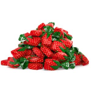 Strawberry Bon Bons by Cambie | 2 lbs of Strawberry Filled Hard Candy | Individually Wrapped Bon Bons | Deliciously Sweet Candy from Argentina (2 lb)