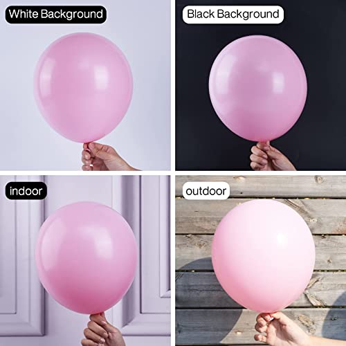 PartyWoo Pastel Pink Balloons, 51 pcs 12 Inch Pink Balloons, Baby Pink Balloons for Balloon Garland Balloon Arch as Birthday Party Decorations, Wedding Decorations, Baby Shower Decorations, Pink-Q05